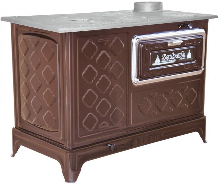 S01 BRAWN ENAMELED BUCKET STOVE