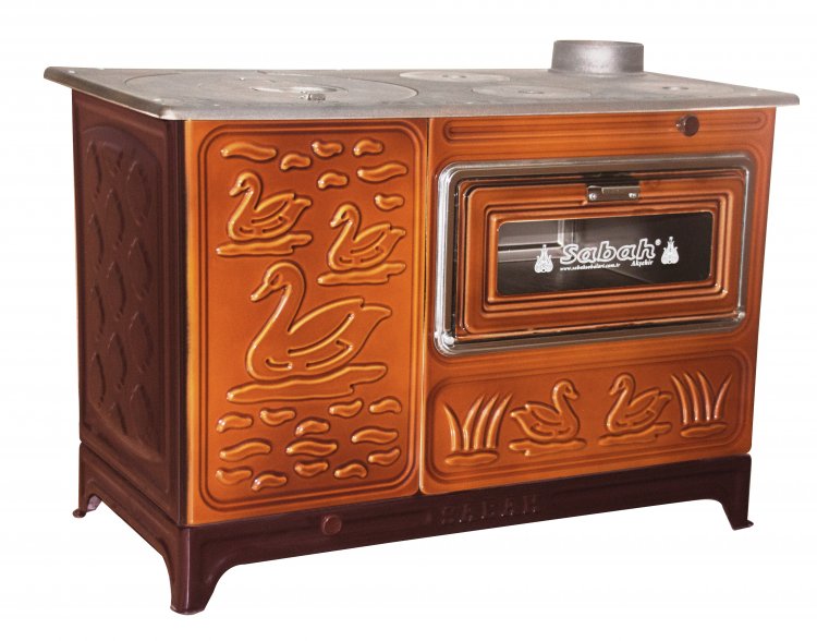 S05 LUXURY ENAMELED BUCKET STOVE WIDE OVEN