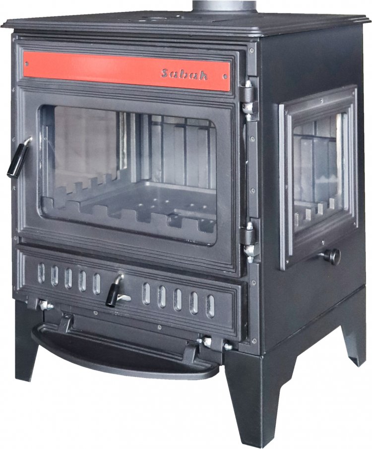 S106-3D Three-Sided Glass Stove Model